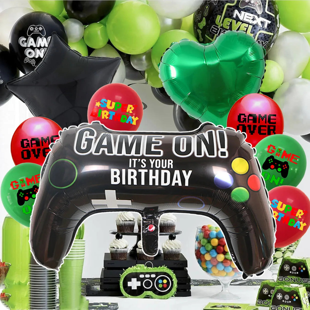 Balões de Aniversário Folha de Alumínio Kit 10 Unidades – OctoShop