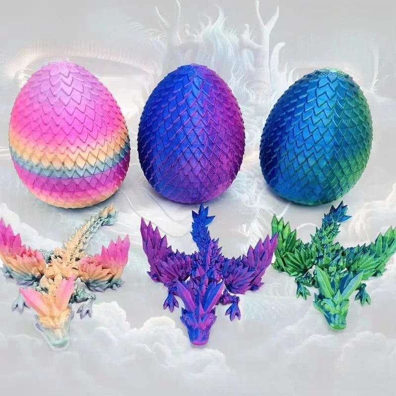 Dragão Impresso 3D Flexível 22cm Ornamento de Mesa – OctoShop