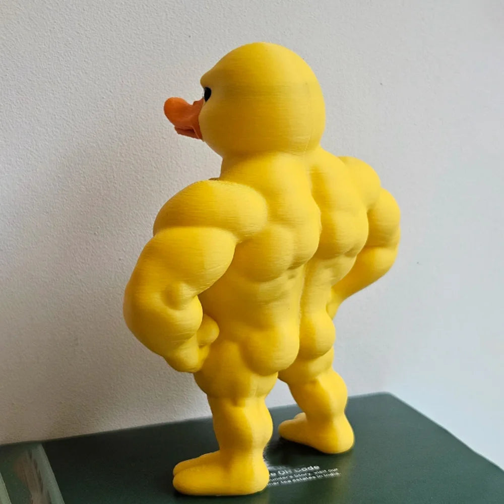 Estátua Pato Musculoso Decoração de Mesa – OctoShop